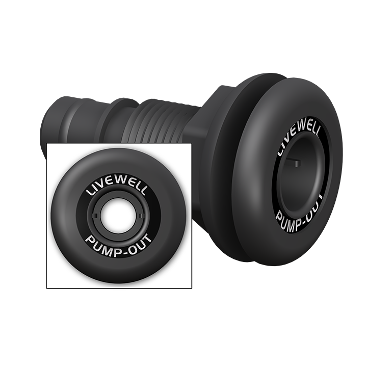 Pump Out Aerator Discharge Thru-Hull - Flow-Rite Controls