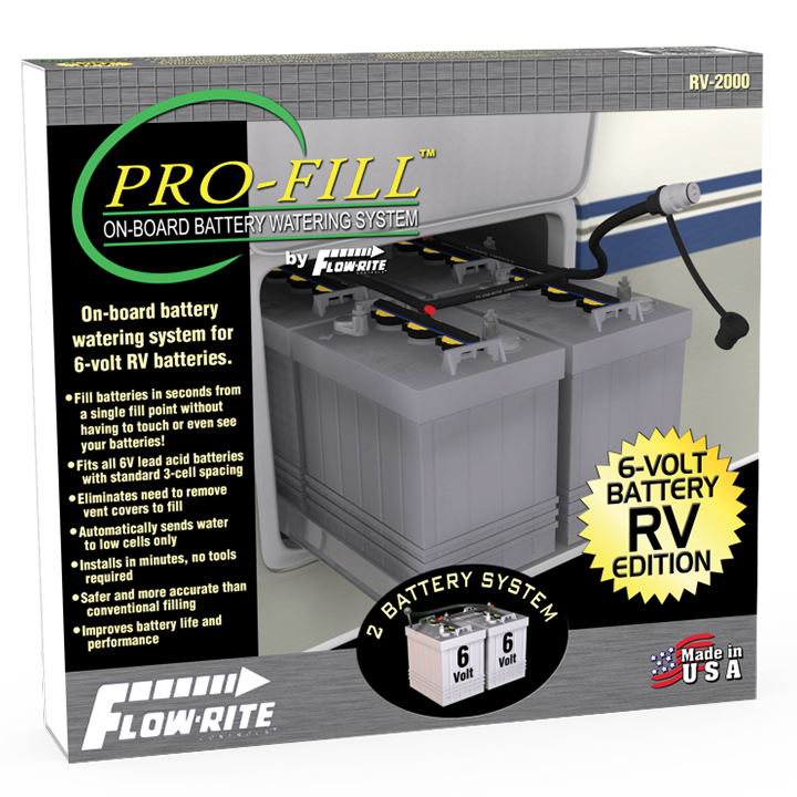 Pro-Fill RV - 2 Battery System - Flow-Rite Controls