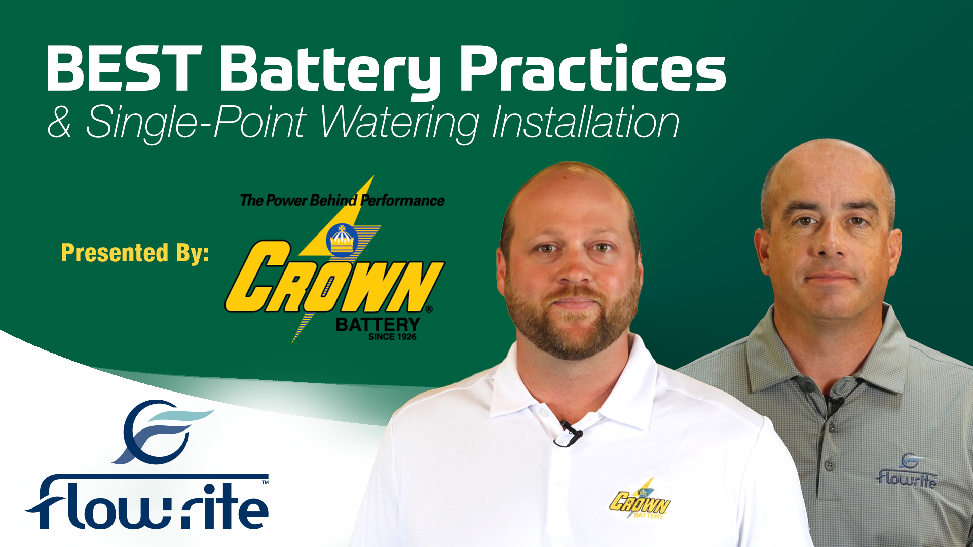 Best Battery Practices & SPW System Installation - Flow-Rite Controls