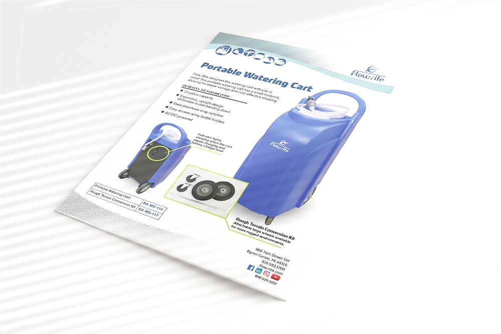 Portable Watering Cart | MM-025 - Flow-Rite Controls